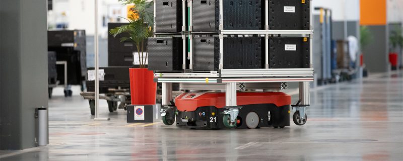Automated guided vehicle systems in use at Audi - item Blog
